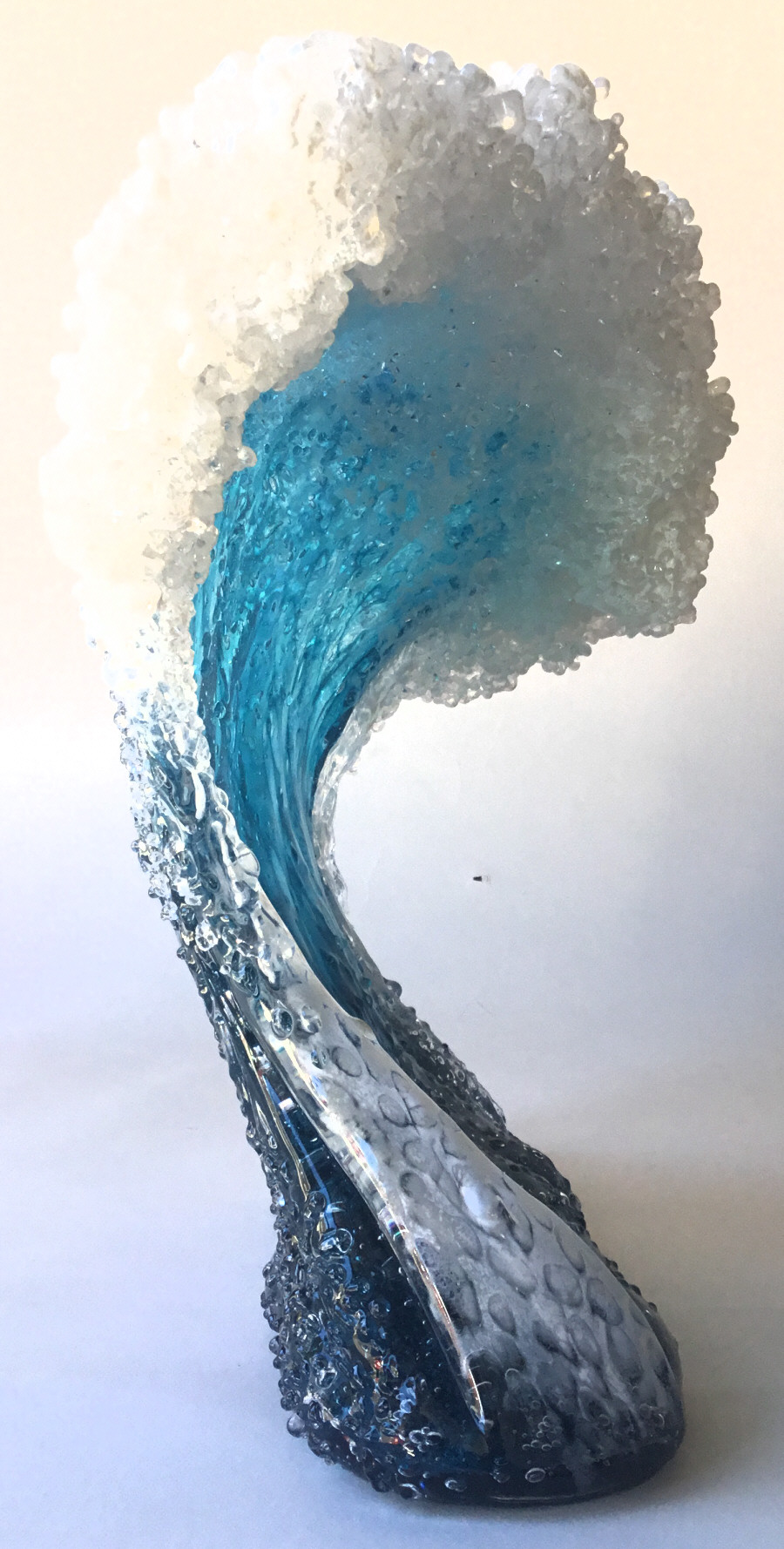 Art Glass Wave Sculpture from Kela's...a glass gallery on Kauaii