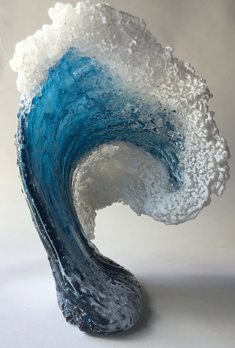 Art Glass Wave Sculpture from Kela's...a glass gallery on Kauaii