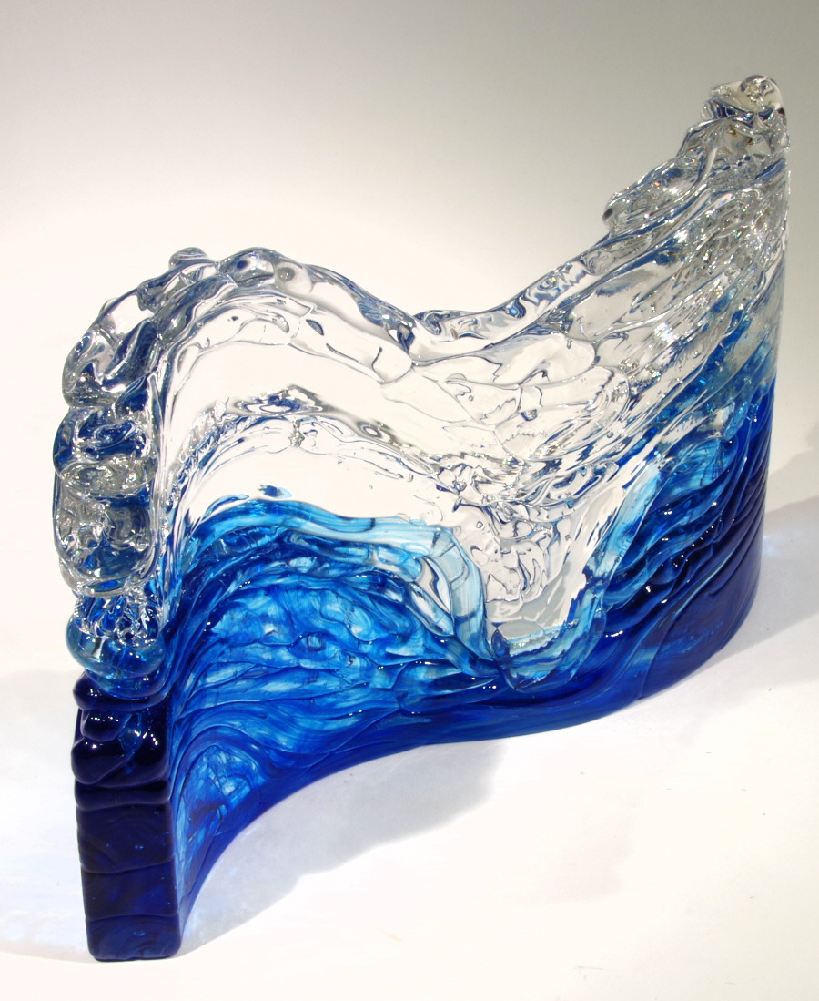 Art Glass wave sculpture from Kela's...a glass gallery on Kauaii