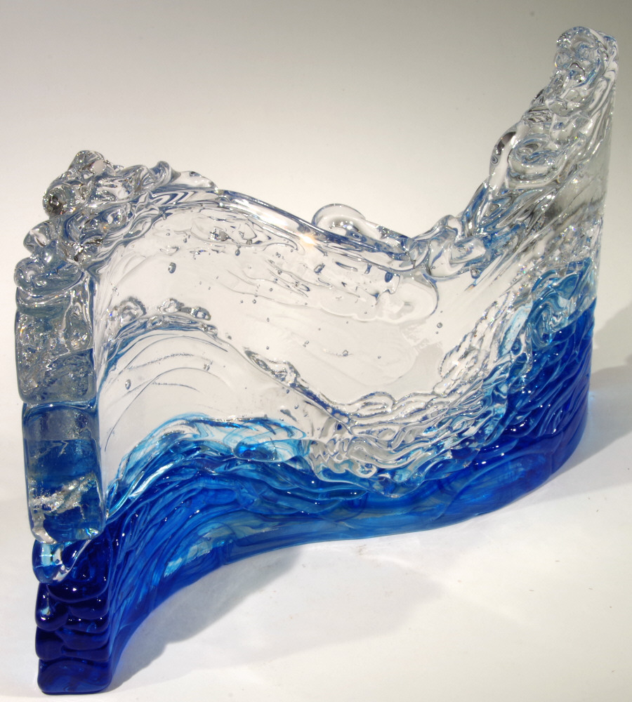 Art Glass wave sculpture from Kela's...a glass gallery on Kauaii