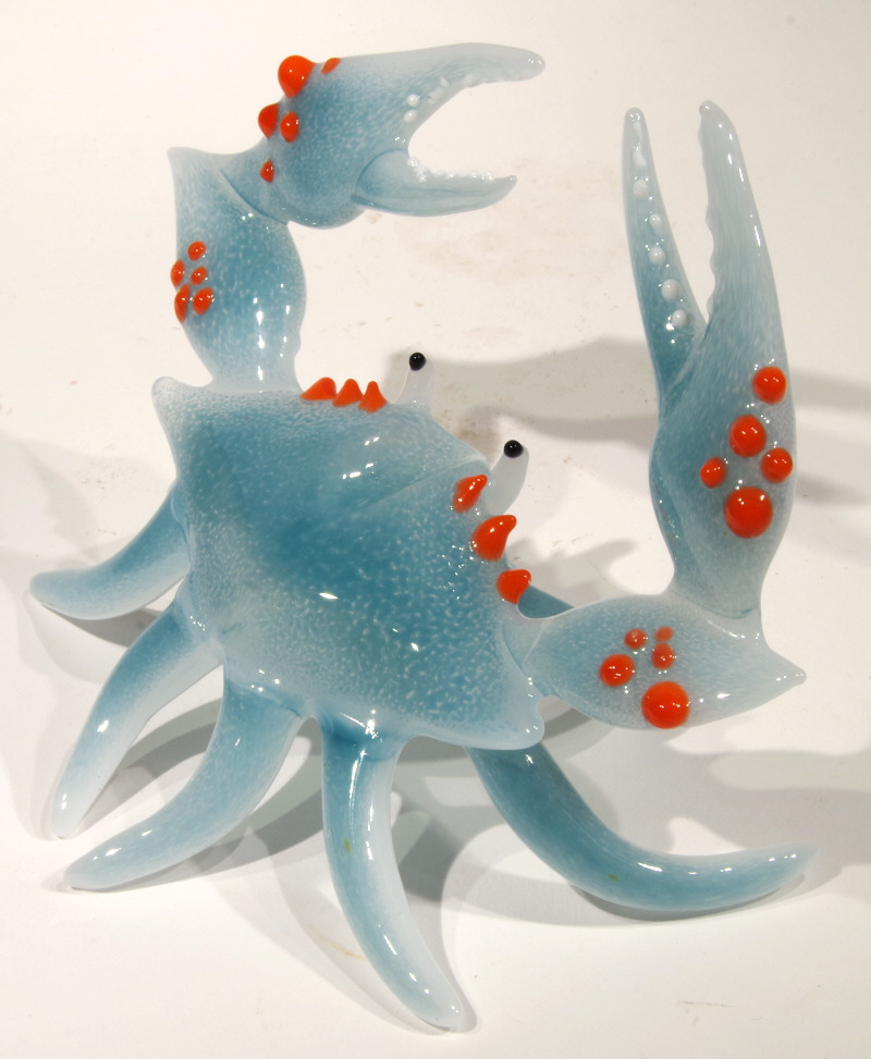 Art Glass crab from Kela's...a glass gallery on Kauai
