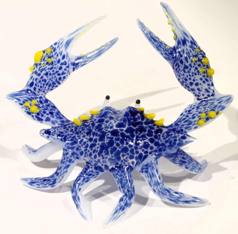 Art Glass crab from Kela's...a glass gallery on Kauai