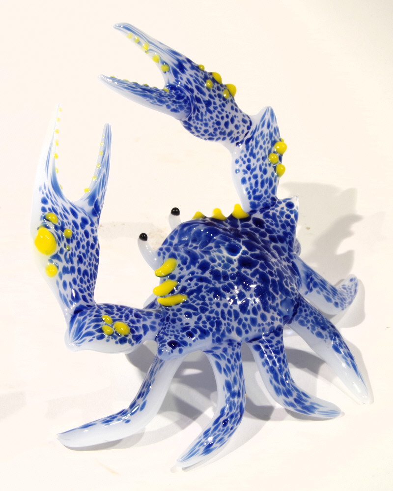 Art Glass crab from Kela's...a glass gallery on Kauai