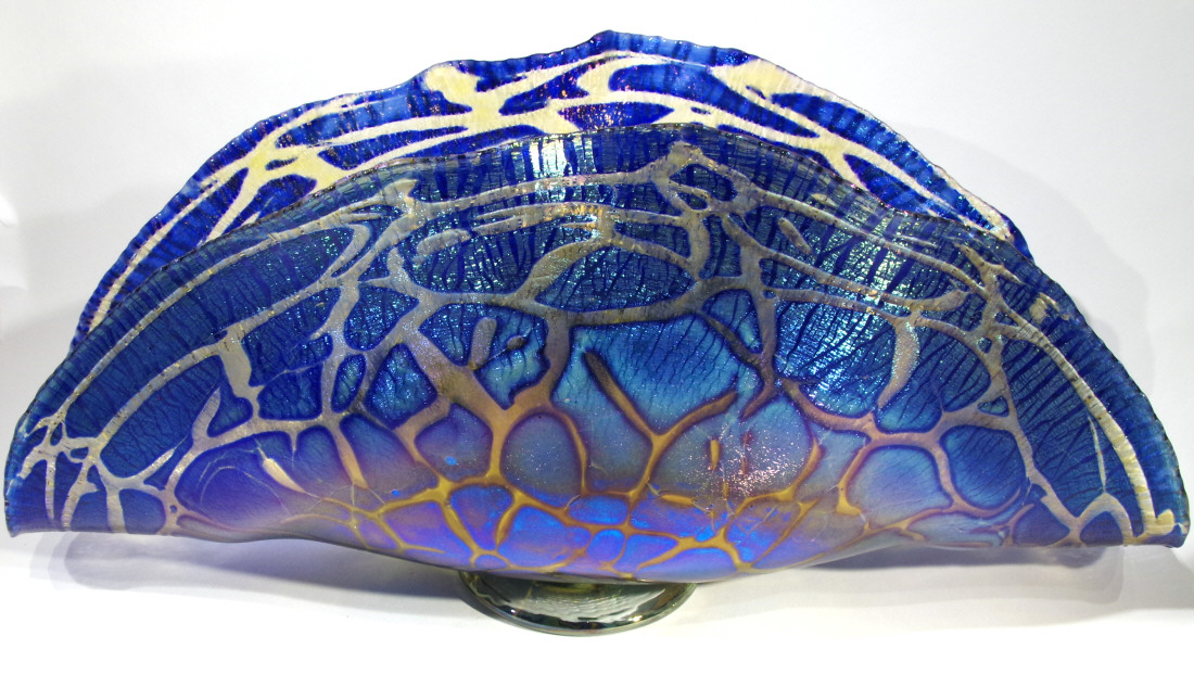 Art Glass Shell Platter from Kela's...a glass gallery on Kauaii
