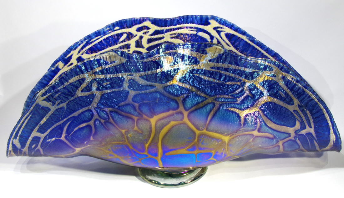 Art Glass Shell Platter from Kela's...a glass gallery on Kauaii