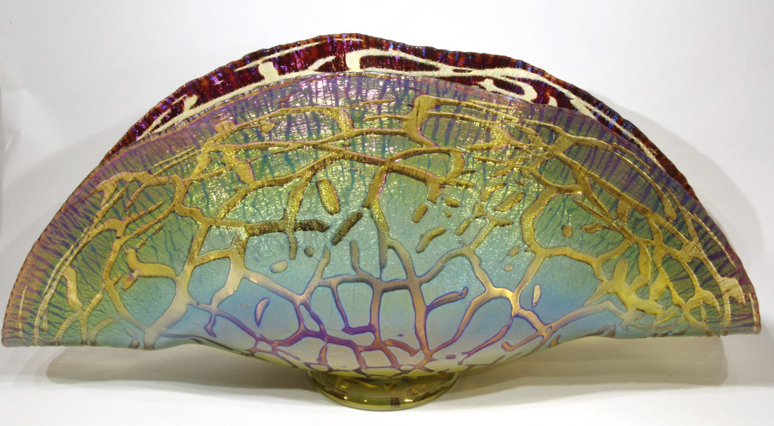 Art Glass Shell Platter from Kela's...a glass gallery on Kauaii