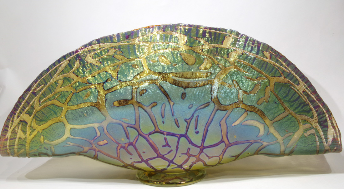 Art Glass Shell Platter from Kela's...a glass gallery on Kauaii