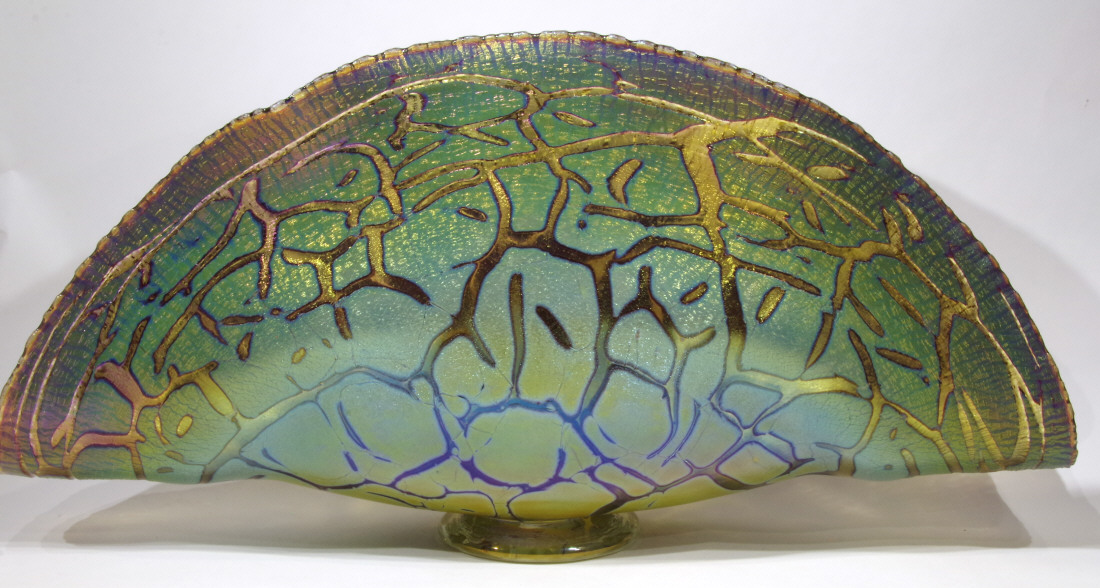 Art Glass Shell Platter from Kela's...a glass gallery on Kauaii