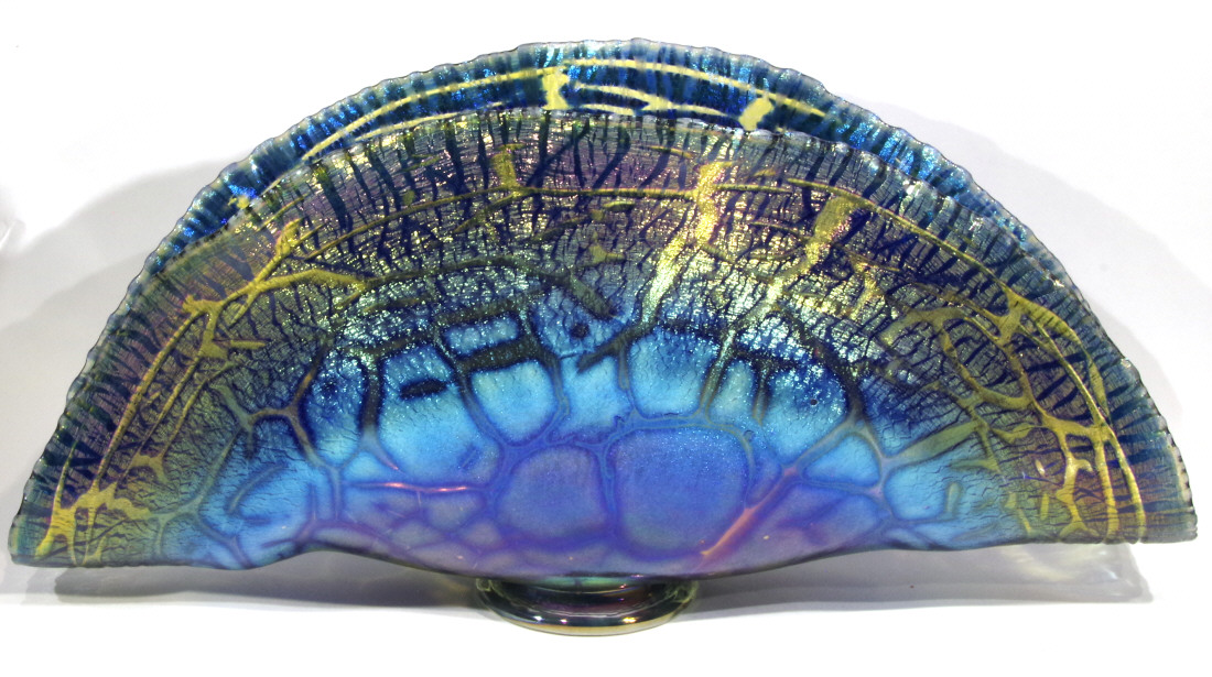 Art Glass Shell Platter from Kela's...a glass gallery on Kauaii
