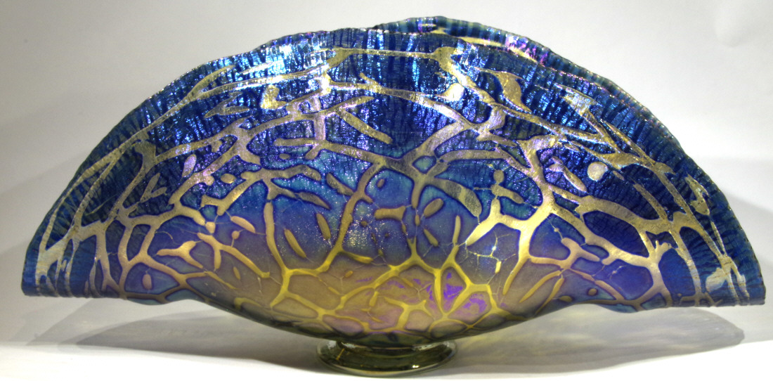 Art Glass Shell Platter from Kela's...a glass gallery on Kauaii