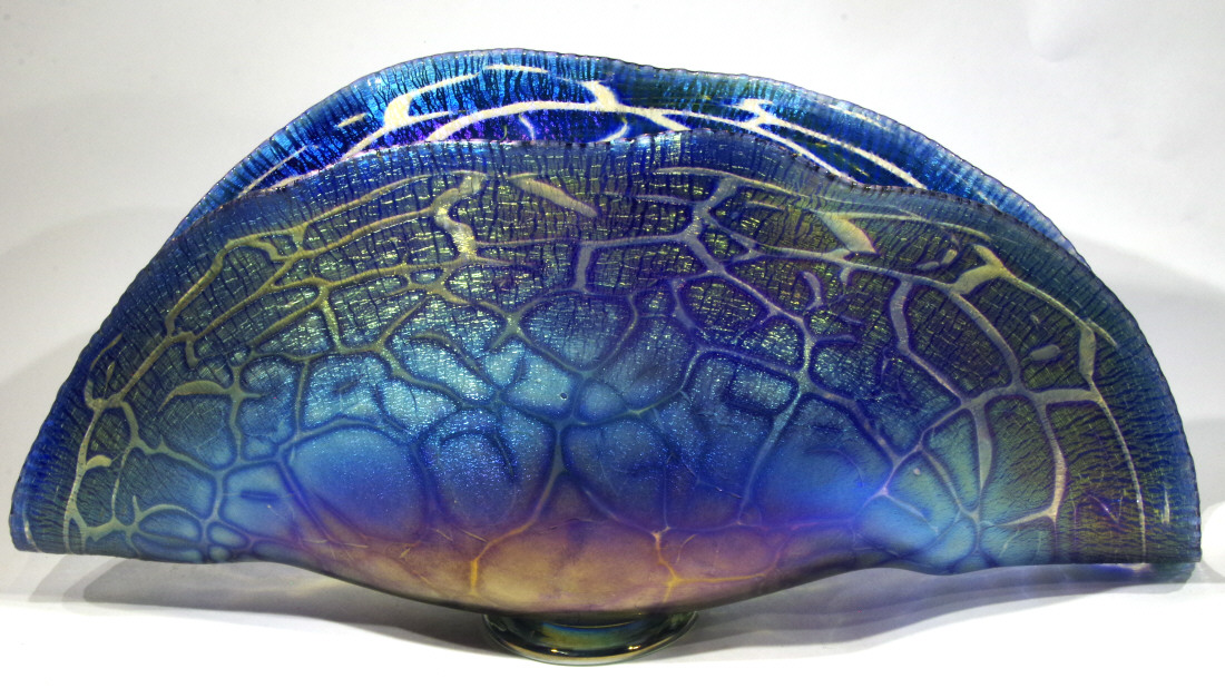 Art Glass Shell Platter from Kela's...a glass gallery on Kauaii