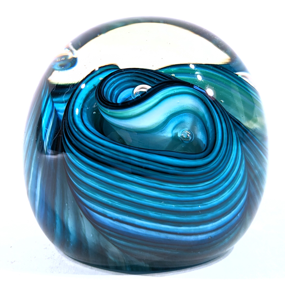 Art Glass paperweight from Kela's...a glass gallery on Kauaii