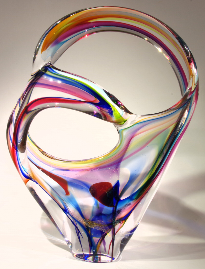Art Glass Infinity Sculpture from Kela's...a glass gallery on Kauaii