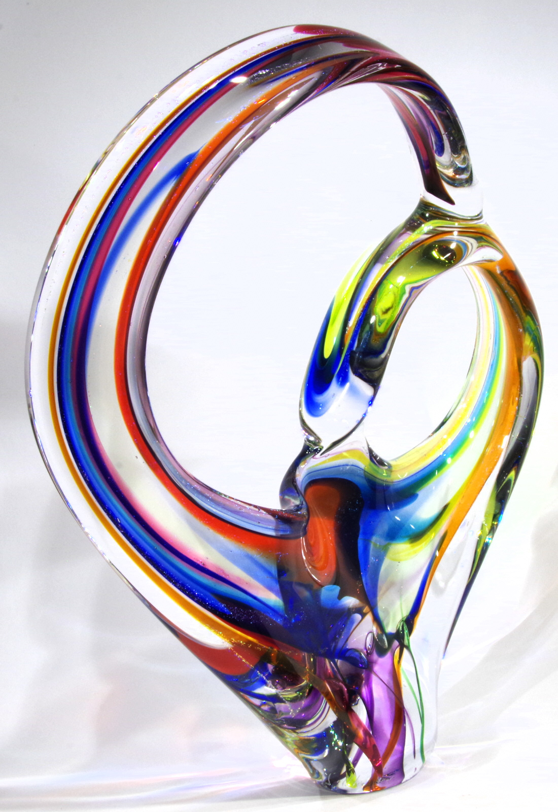 Art Glass Infinity Sculpture from Kela's...a glass gallery on Kauaii