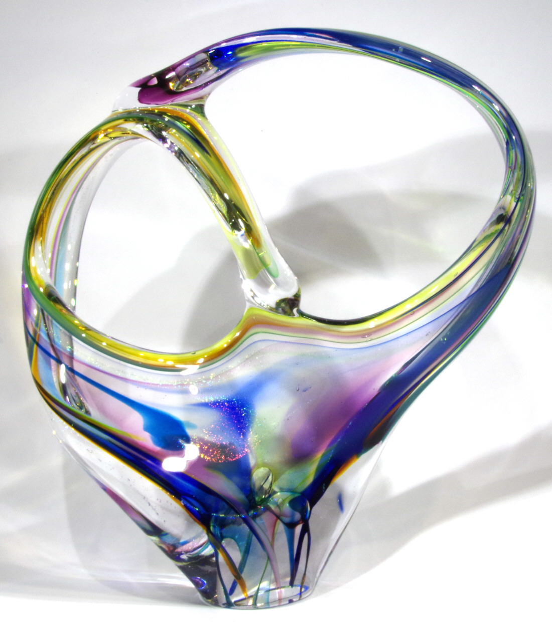 Art Glass Infinity Sculpture from Kela's...a glass gallery on Kauaii