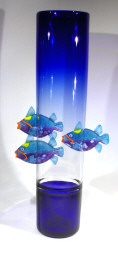 Art glass fish - glass art from Kela's Gallery