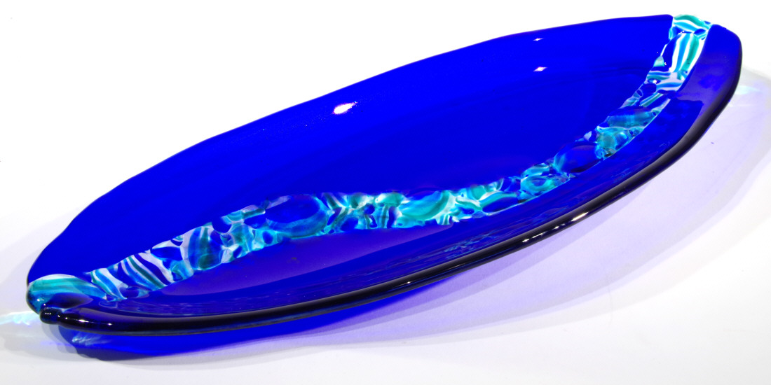 Art Glass TURTLE PLATE from Kela's...a glass gallery on Kauaii