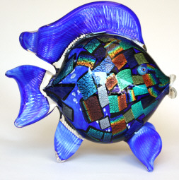 Art glass fish - glass art from Kela's Gallery