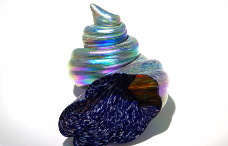 Art Glass Shell Paperweights from Kela's...a glass gallery on Kauai