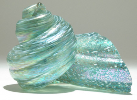 Art Glass Shell Paperweights from Kela's...a glass gallery on Kauai