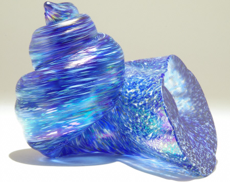 Art Glass Shell Paperweights from Kela's...a glass gallery on Kauai