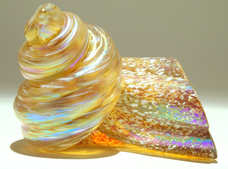 Art Glass Shell Paperweights from Kela's...a glass gallery on Kauai