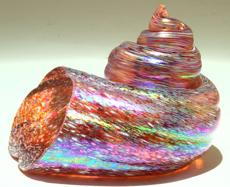 Art Glass Shell Paperweights from Kela's...a glass gallery on Kauai