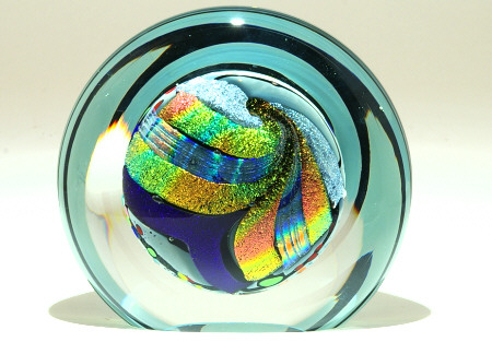 Art Glass Disk from Kela's...a glass gallery on Kauai