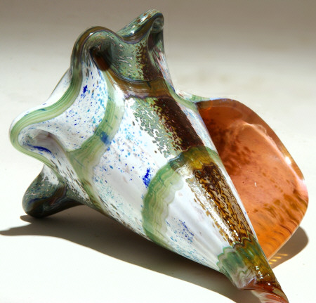 Art Glass Shells from Kela's...an art glass gallery on Kauai
