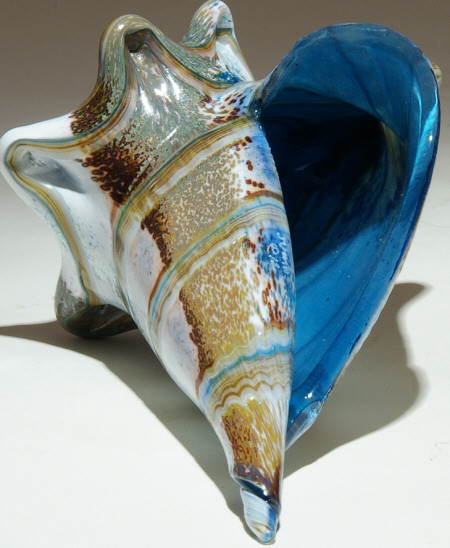 Art Glass Shells from Kela's...an art glass gallery on Kauai
