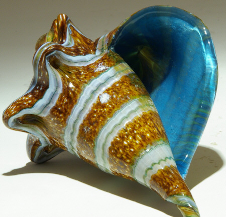 Art Glass Shells from Kela's...an art glass gallery on Kauai