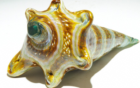 Art Glass Shells from Kela's...an art glass gallery on Kauai