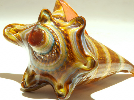 Art Glass Shells from Kela's...an art glass gallery on Kauai