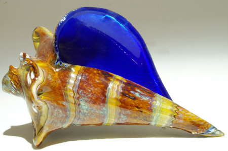Art Glass Shells from Kela's...an art glass gallery on Kauai