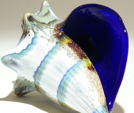 Art Glass Shells from Kela's...an art glass gallery on Kauai