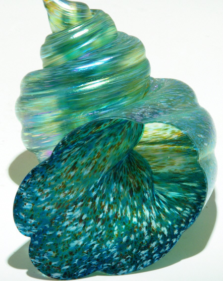 Art Glass Shell Paperweights from Kela's...a glass gallery on Kauai