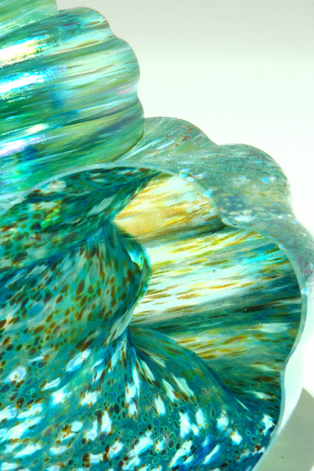 Art Glass Shell Paperweights from Kela's...a glass gallery on Kauai