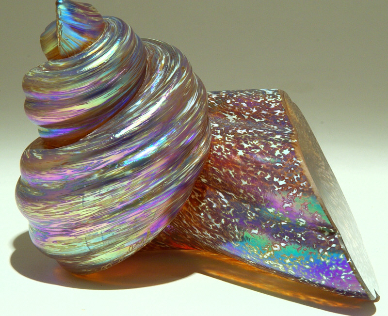 Art Glass Shell Paperweights from Kela's...a glass gallery on Kauai