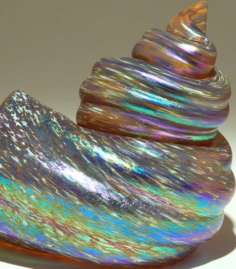 Art Glass Shell Paperweights from Kela's...a glass gallery on Kauai