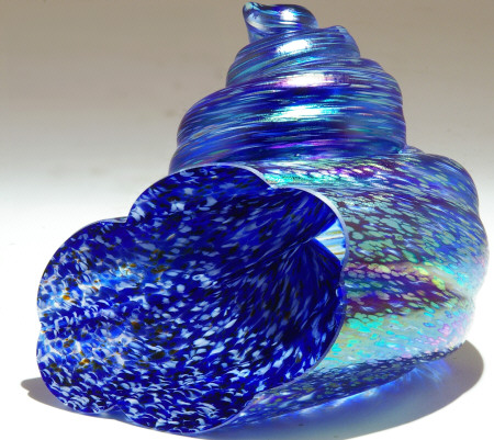 Art Glass Shell Paperweights from Kela's...a glass gallery on Kauai