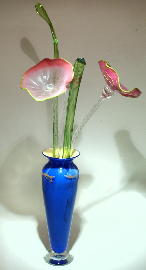 Art Glass Flower Arrangement Sculpture from Kela's...a glass gallery on ...