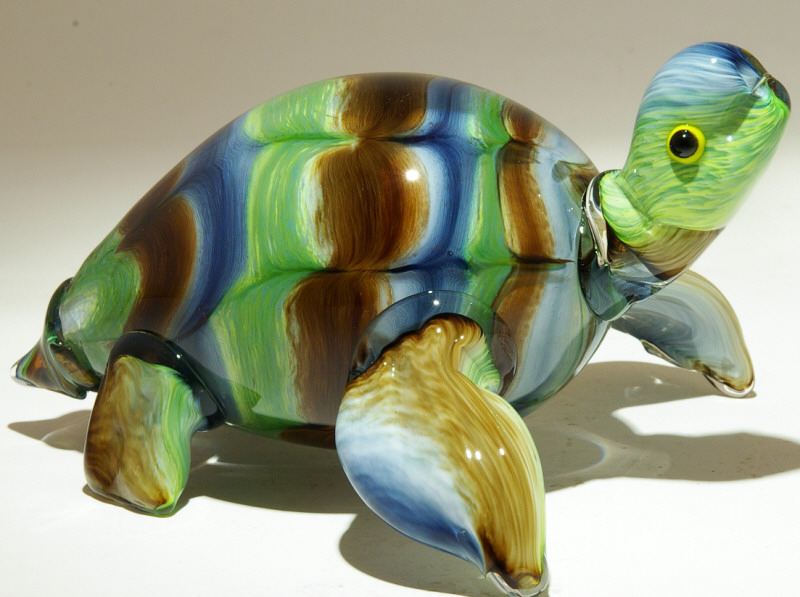 Art Glass Sea Turtle from Kela's...a glass gallery on Kauaii