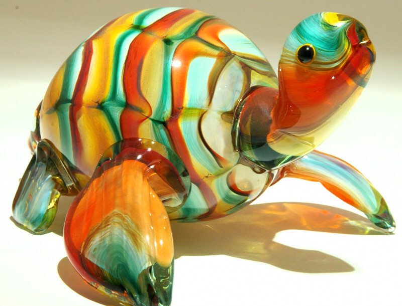 Art Glass Sea Turtle from Kela's...a glass gallery on Kauaii