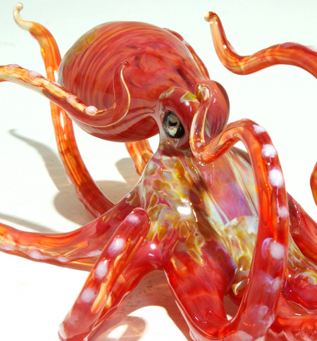 Art Glass Octopus from Kela's...a glass gallery on Kauai