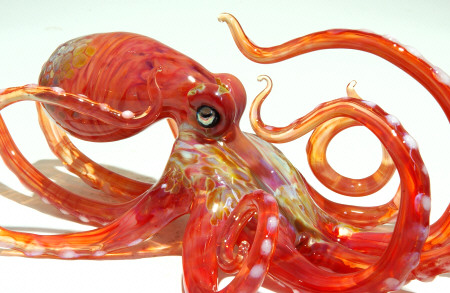 Art Glass Octopus from Kela's...a glass gallery on Kauai