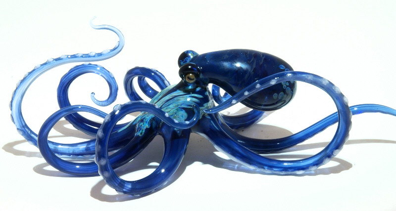 Art Glass Octopus from Kela's...a glass gallery on Kauai