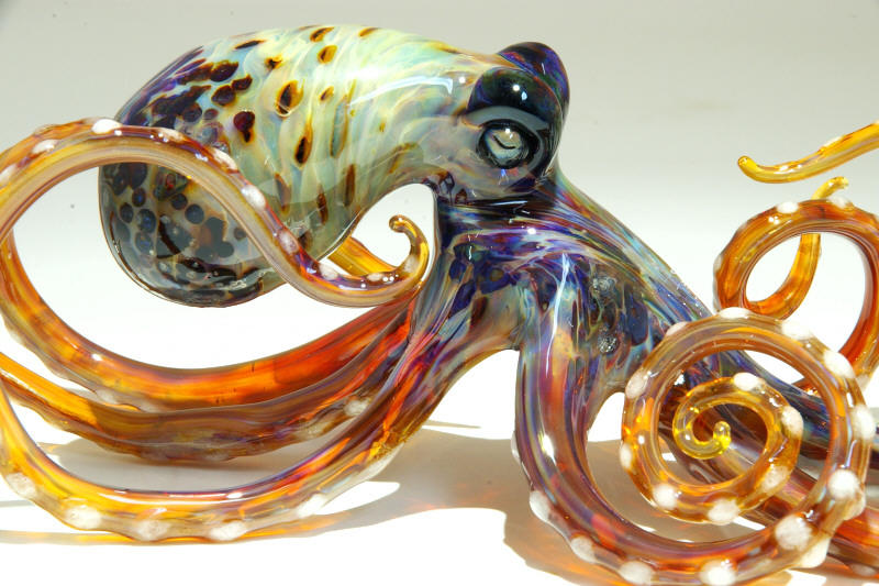 Art Glass Octopus from Kela's...a glass gallery on Kauai
