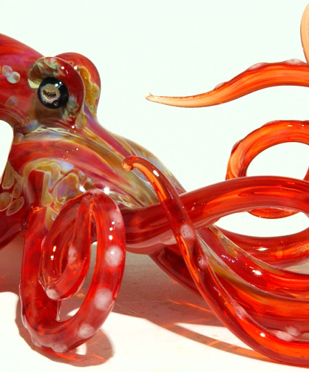 Art Glass Octopus from Kela's...a glass gallery on Kauai