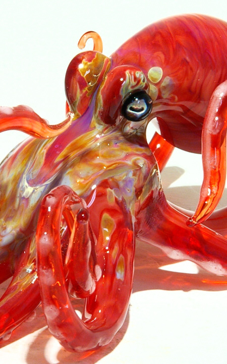 Art Glass Octopus from Kela's...a glass gallery on Kauai