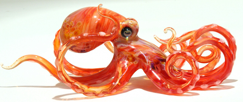 Art Glass Octopus from Kela's...a glass gallery on Kauaii